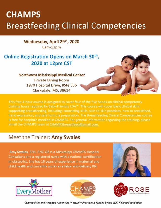 CHAMPS Breastfeeding Trainings - CHEER Equity